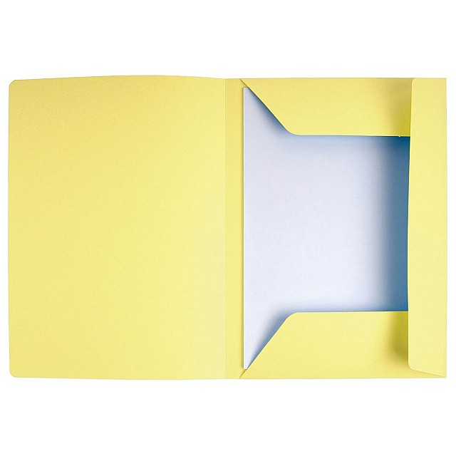 DOSSIERMAP A4 3KLEP GEEL | Kwarto.be