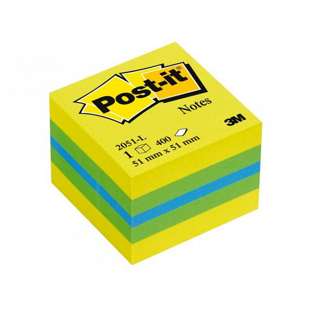 POST-IT NOTES 51X51 NEON | Kwarto.be