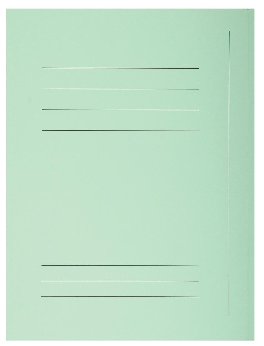 DOSSIERMAP A4 3KLEP GROEN | Kwarto.be