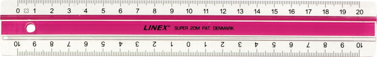 LINEX SUPER LINIAAL 20CM RZ | Kwarto.be